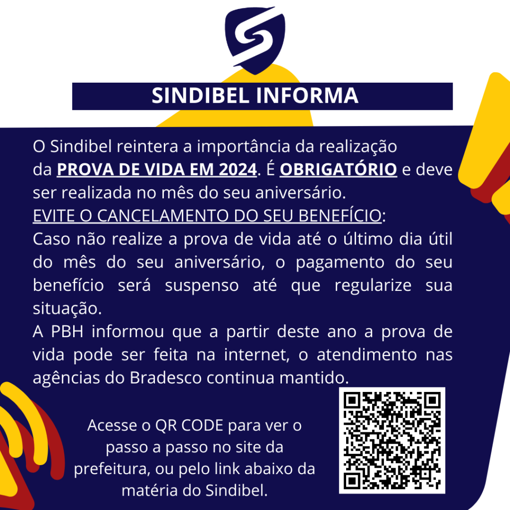 PROVA DE VIDA 2024 - SINDIBEL